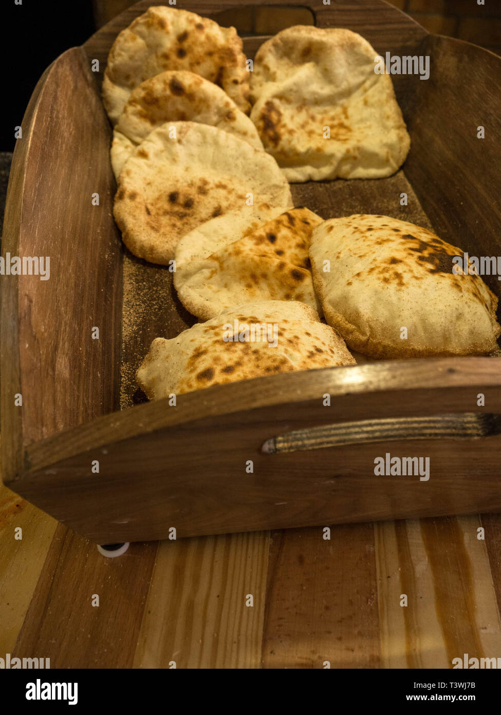 Basket of arabic bread pita bread hi-res stock photography and images ...