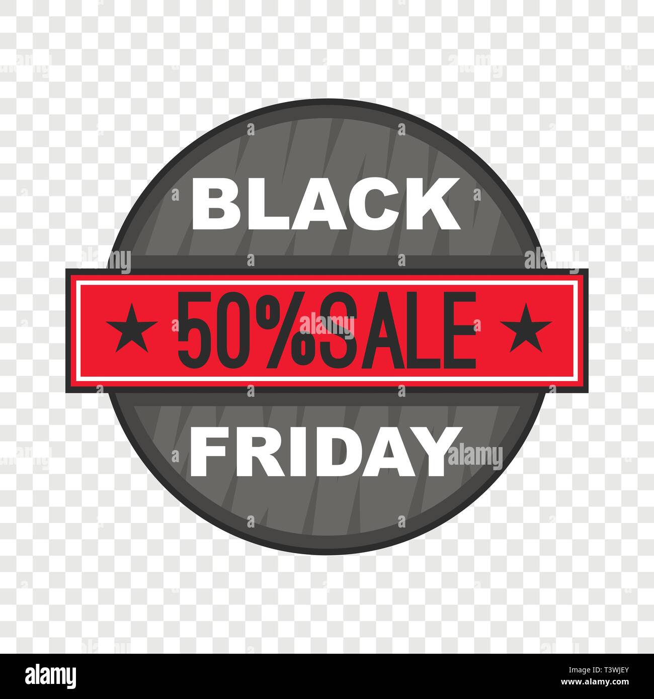 Black Friday 50 off icon, cartoon style Stock Vector Image & Art - Alamy