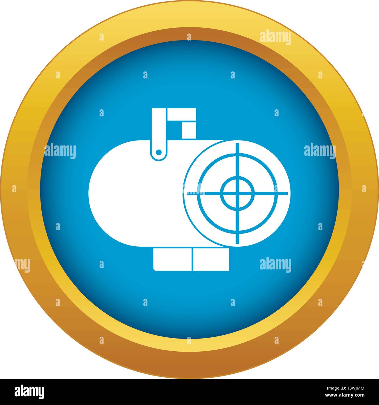 Industrial fan heater icon blue vector isolated Stock Vector Image ...