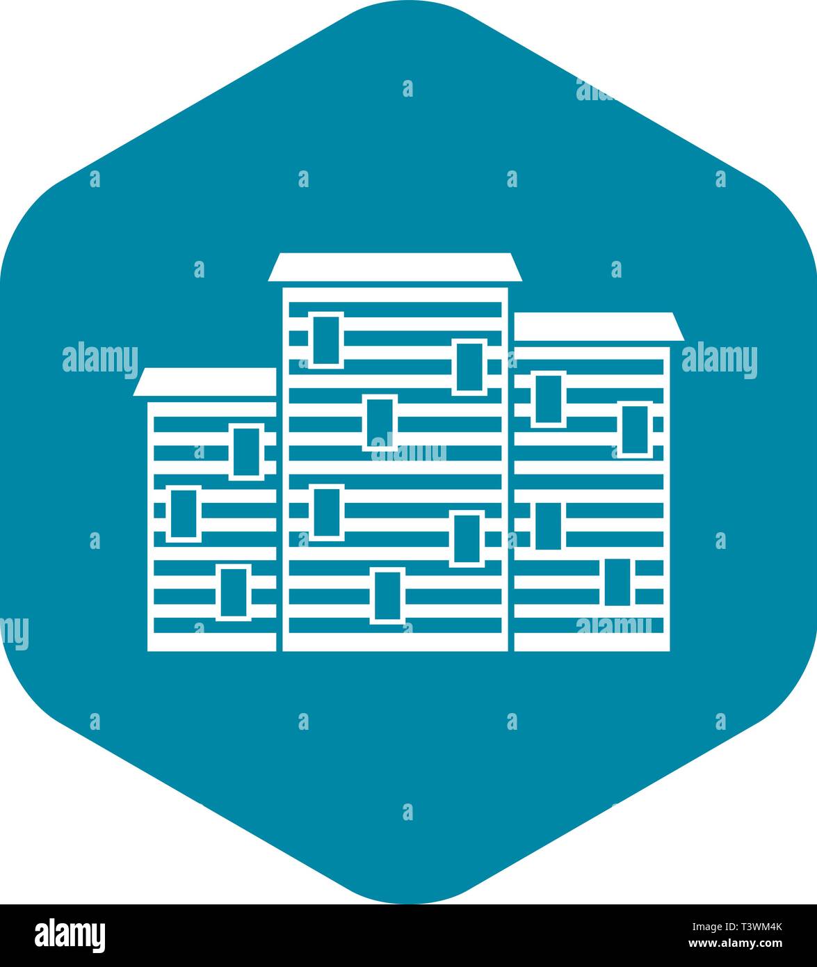 Houses icon, simple style Stock Vector Image & Art - Alamy
