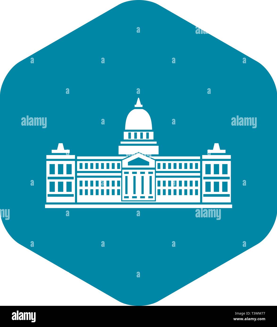 Palace of Congress , Argentina icon, simple style Stock Vector Image ...