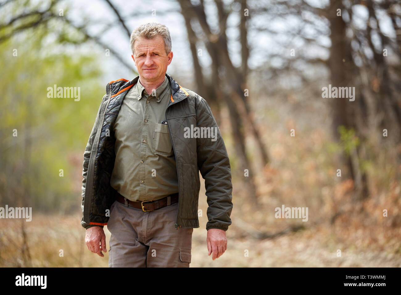 Gamekeeper wood forest hi-res stock photography and images - Alamy