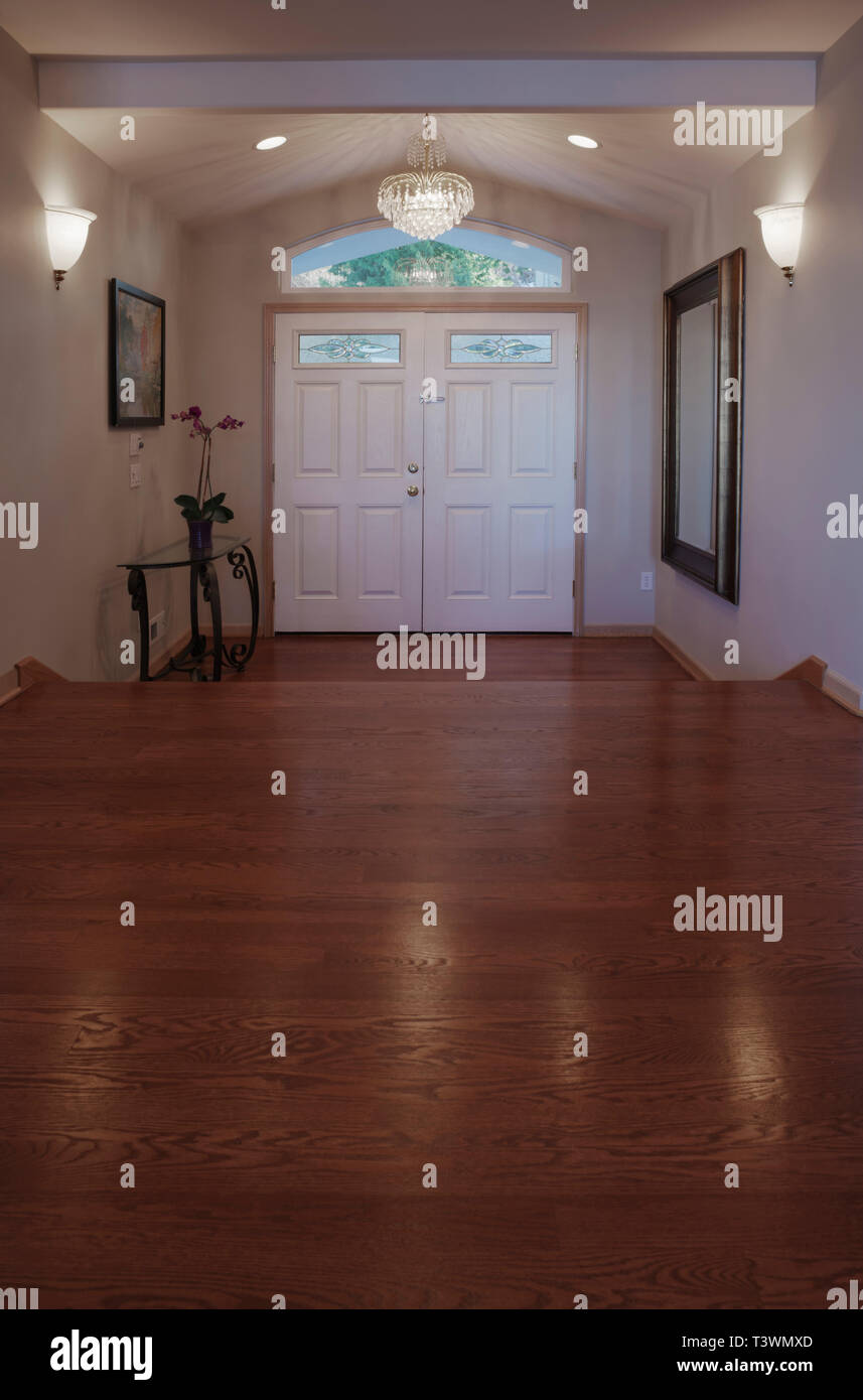 Doorway and steps in foyer Stock Photo - Alamy