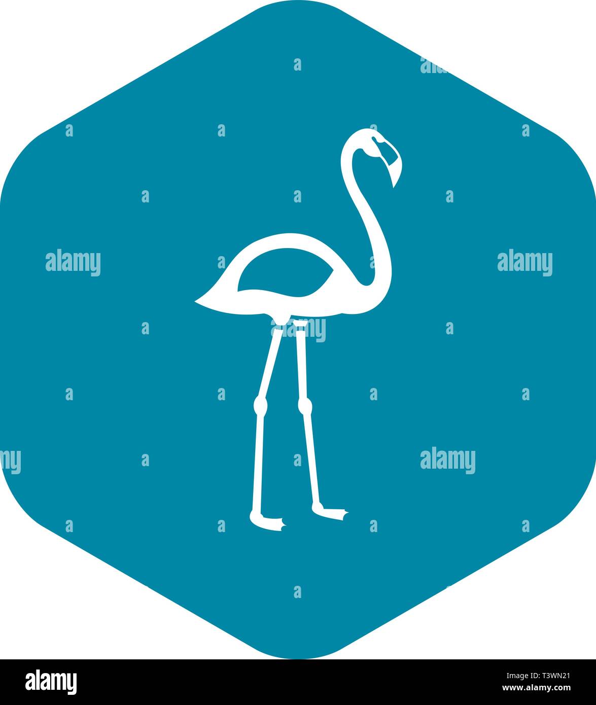 Flamingo Icon Simple Style Stock Vector Image And Art Alamy