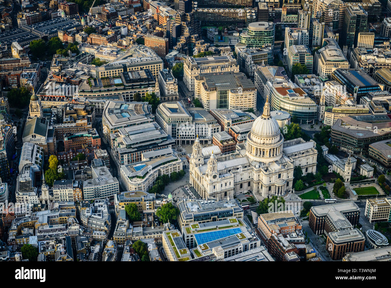 Aerial view of London cityscape, England Stock Photo - Alamy