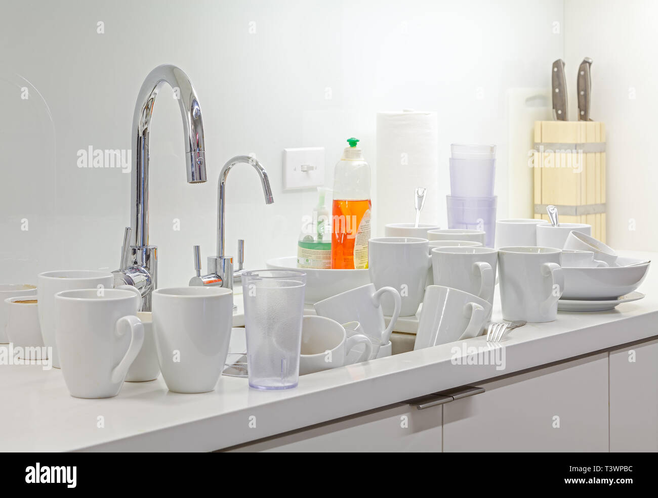 Kitchen messy worktop hi-res stock photography and images - Alamy