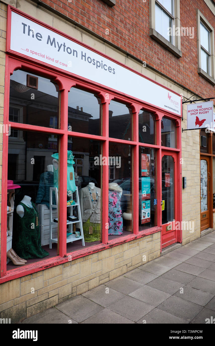 The Myton Hospices Charity Shop, Albert Street, Rugby, Warwickshire, UK ...