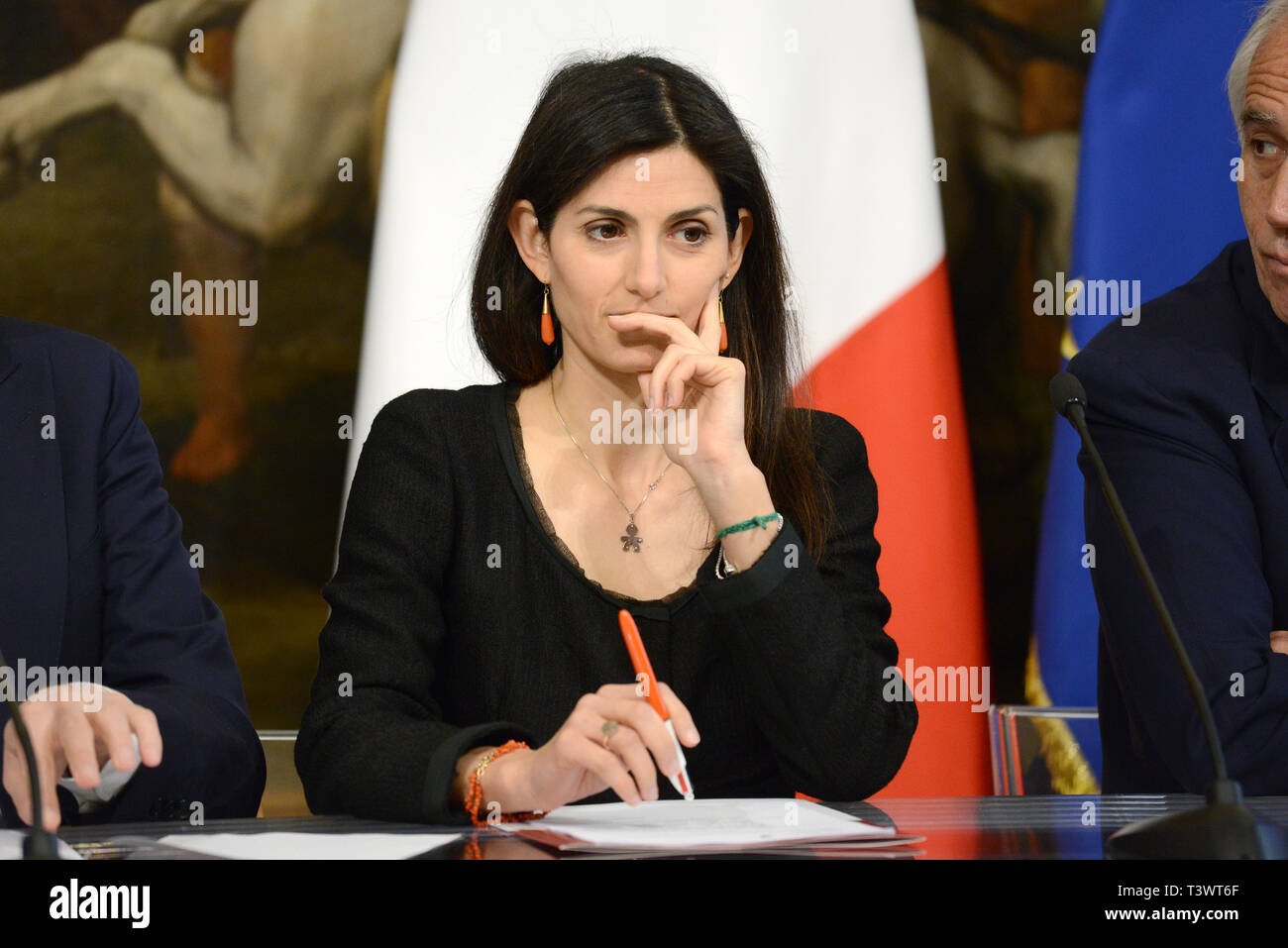 Virginia Raggi Mayor Of Rome High Resolution Stock Photography and ...