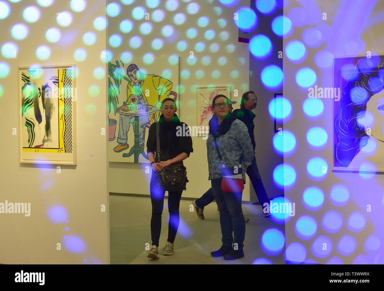 Cologne, Germany. 11th Apr, 2019. People visit the Art Cologne 2019 in ...