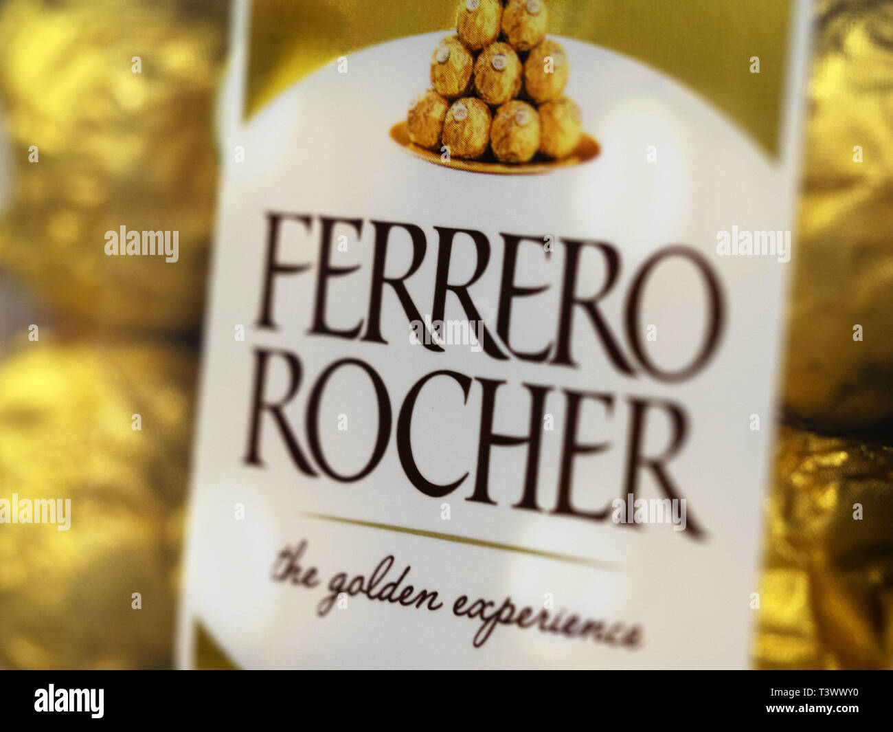 Ferrero rocher logo hi-res stock photography and images - Alamy