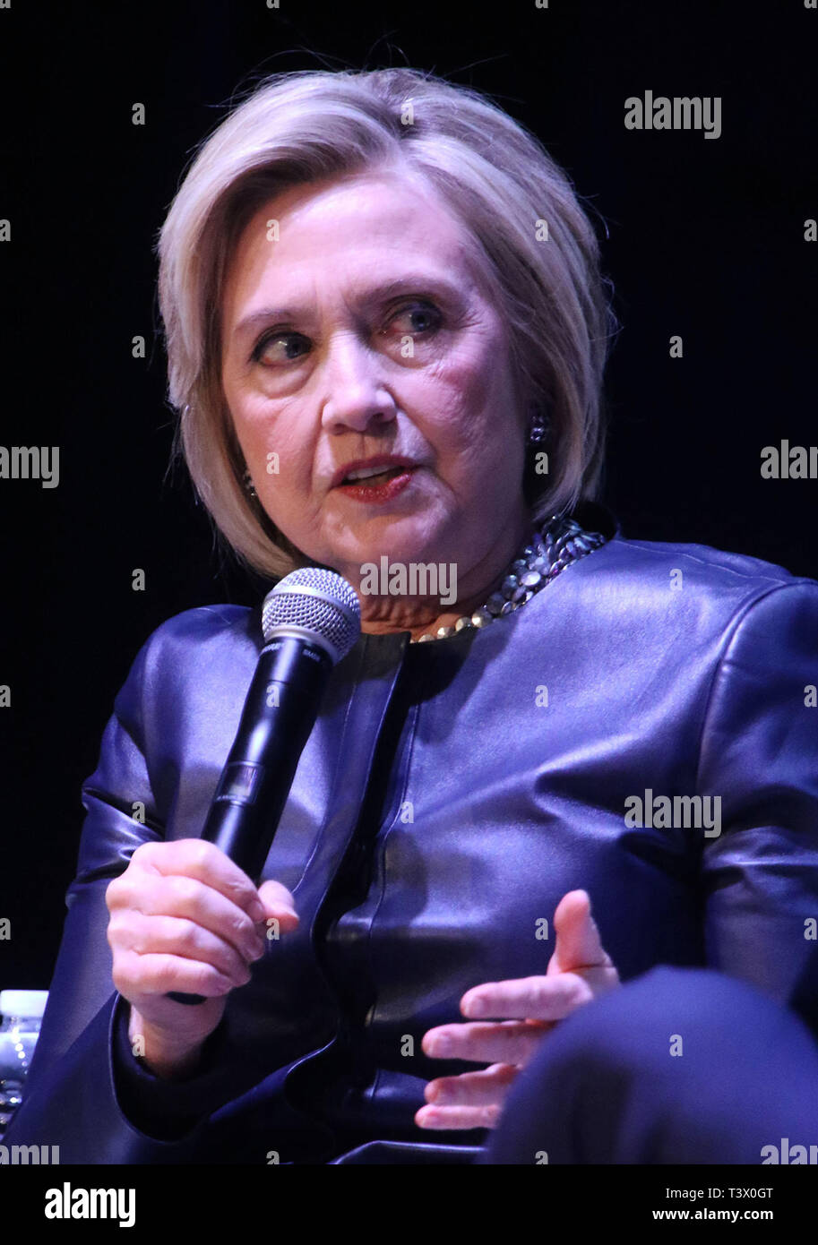 New York City, New York, USA. 11th Apr, 2019. Former Secretary of State ...