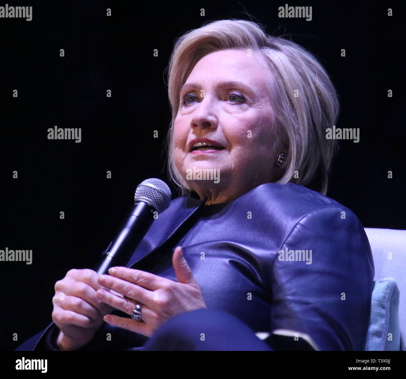 New York City, New York, USA. 11th Apr, 2019. Former Secretary of State ...