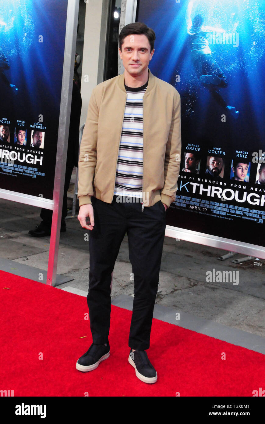 Los Angeles, California, USA 11th April 2019 Actor Topher Grace attends ...