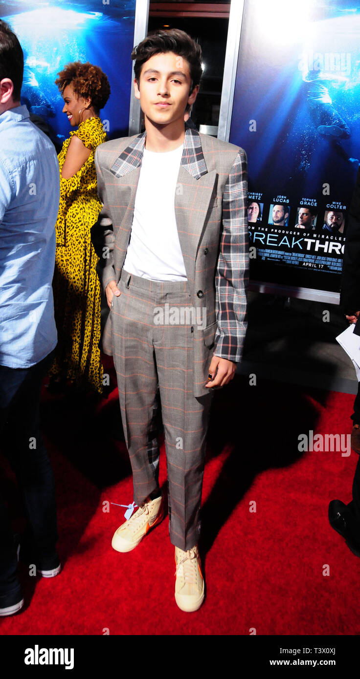 Los Angeles, California, USA 11th April 2019 Actor Marcel Ruiz attends ...