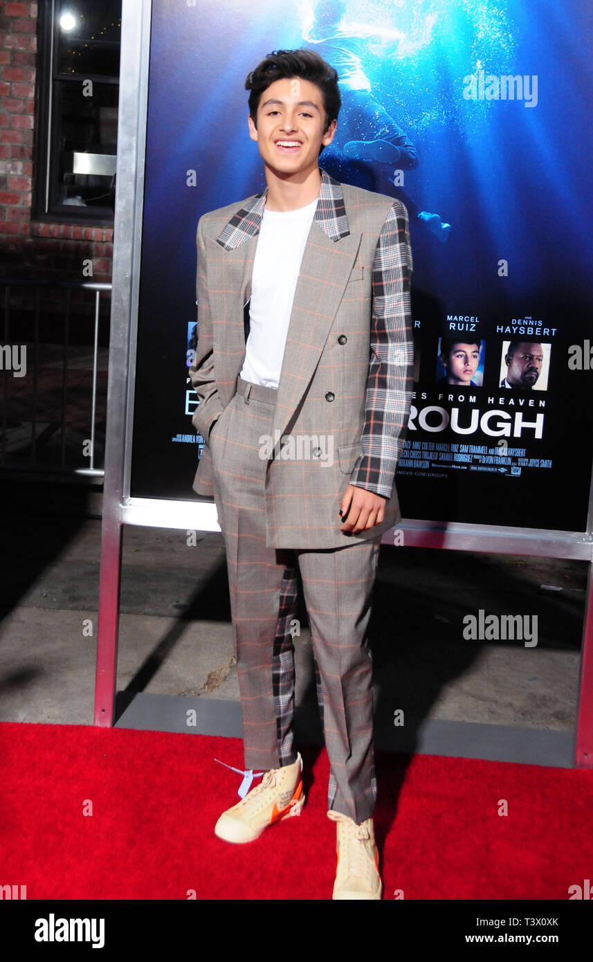 Los Angeles, California, USA 11th April 2019 Actor Marcel Ruiz attends ...