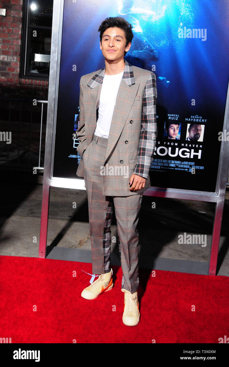 Los Angeles, California, USA 11th April 2019 Actor Marcel Ruiz attends ...