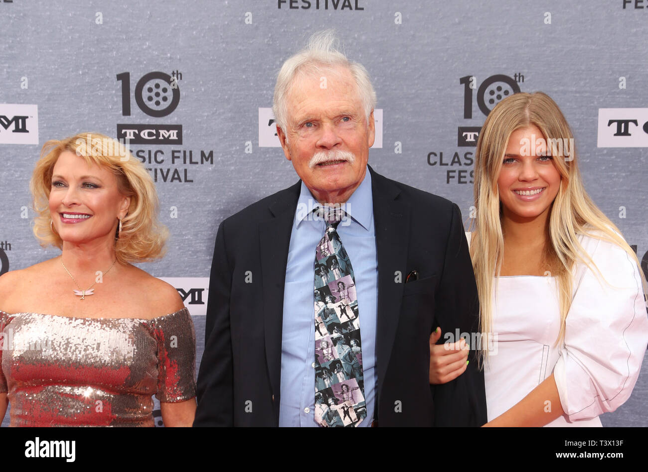 Los Angeles, USA. 11th Apr 2019. Mimi Bean, Ted Turner, Laura Elizabeth ...