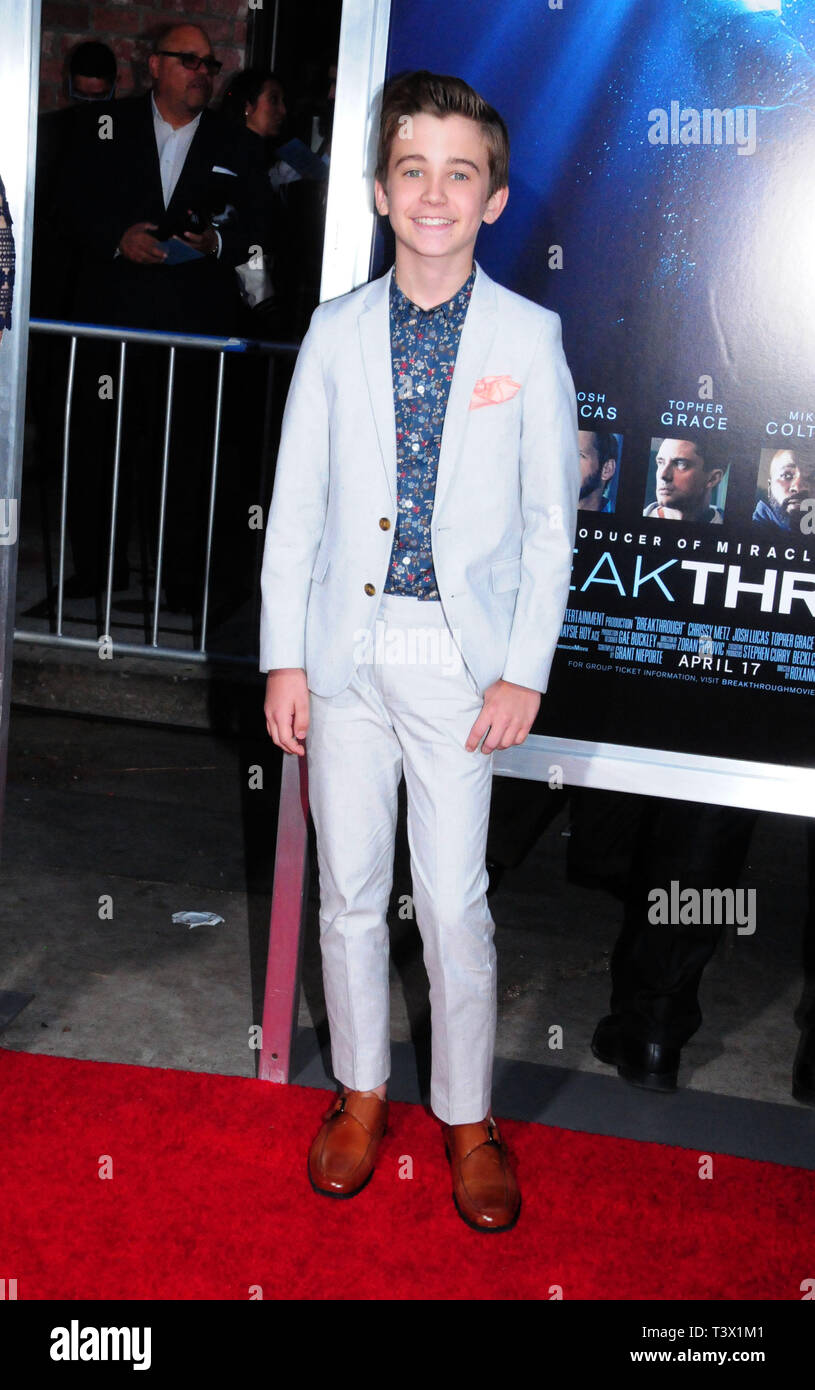 Los Angeles, California, USA 11th April 2019 Actor Parker Bates attends ...