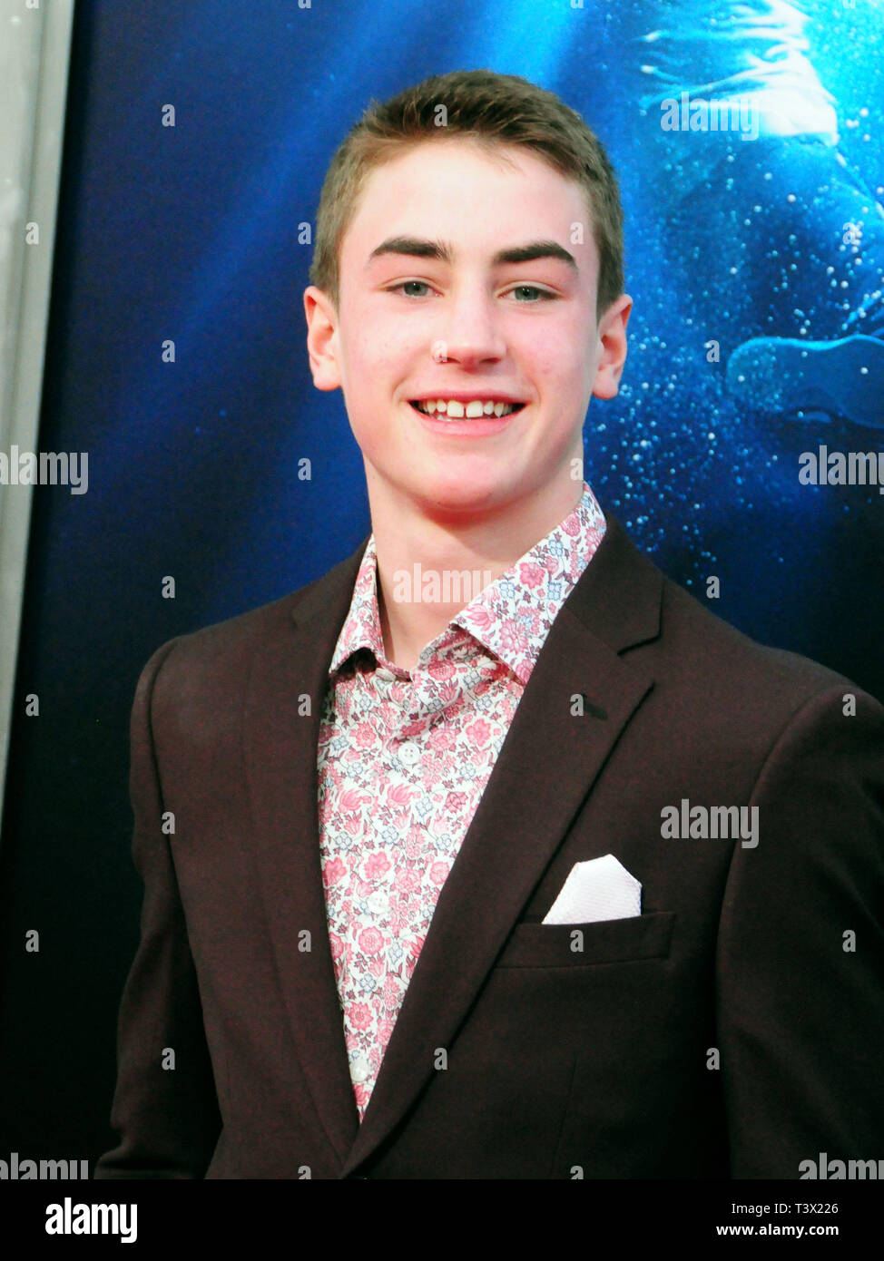 Los Angeles, California, USA 11th April 2019 Actor Isaac Kragten ...