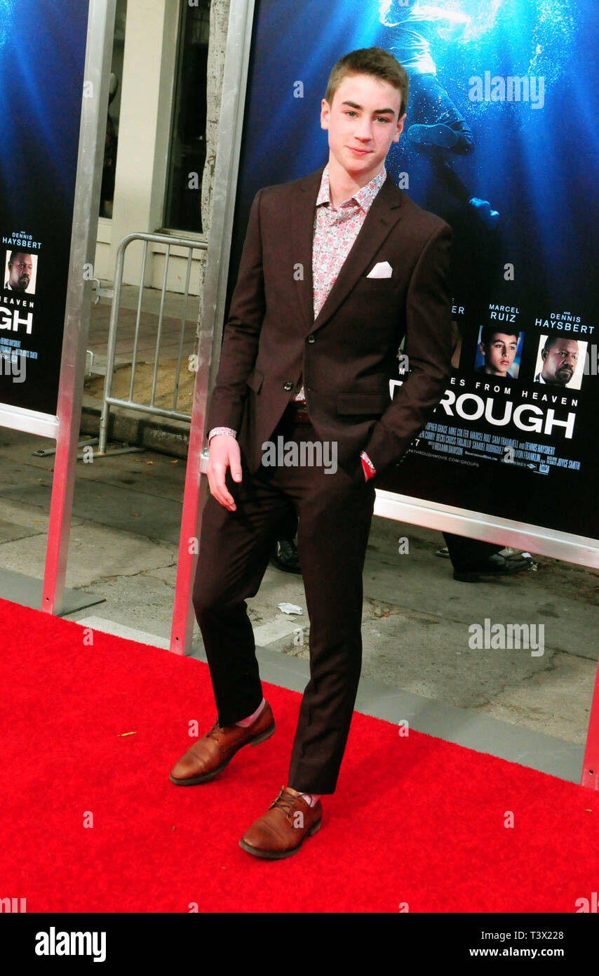 Los Angeles, California, USA 11th April 2019 Actor Isaac Kragten ...