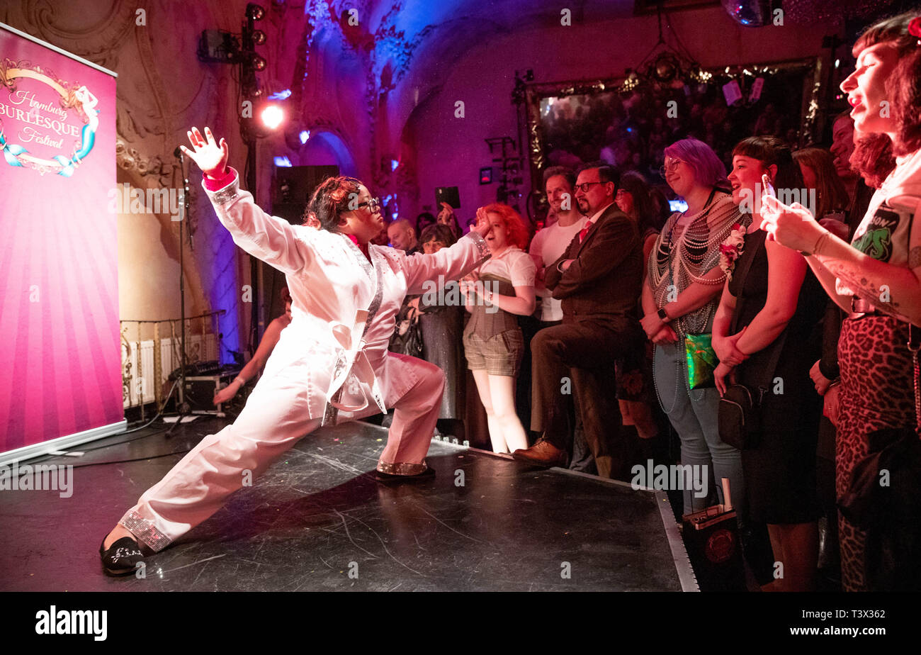 Hamburg, Germany. 11th Apr, 2019. Liu Boheme, burlesque artist from ...