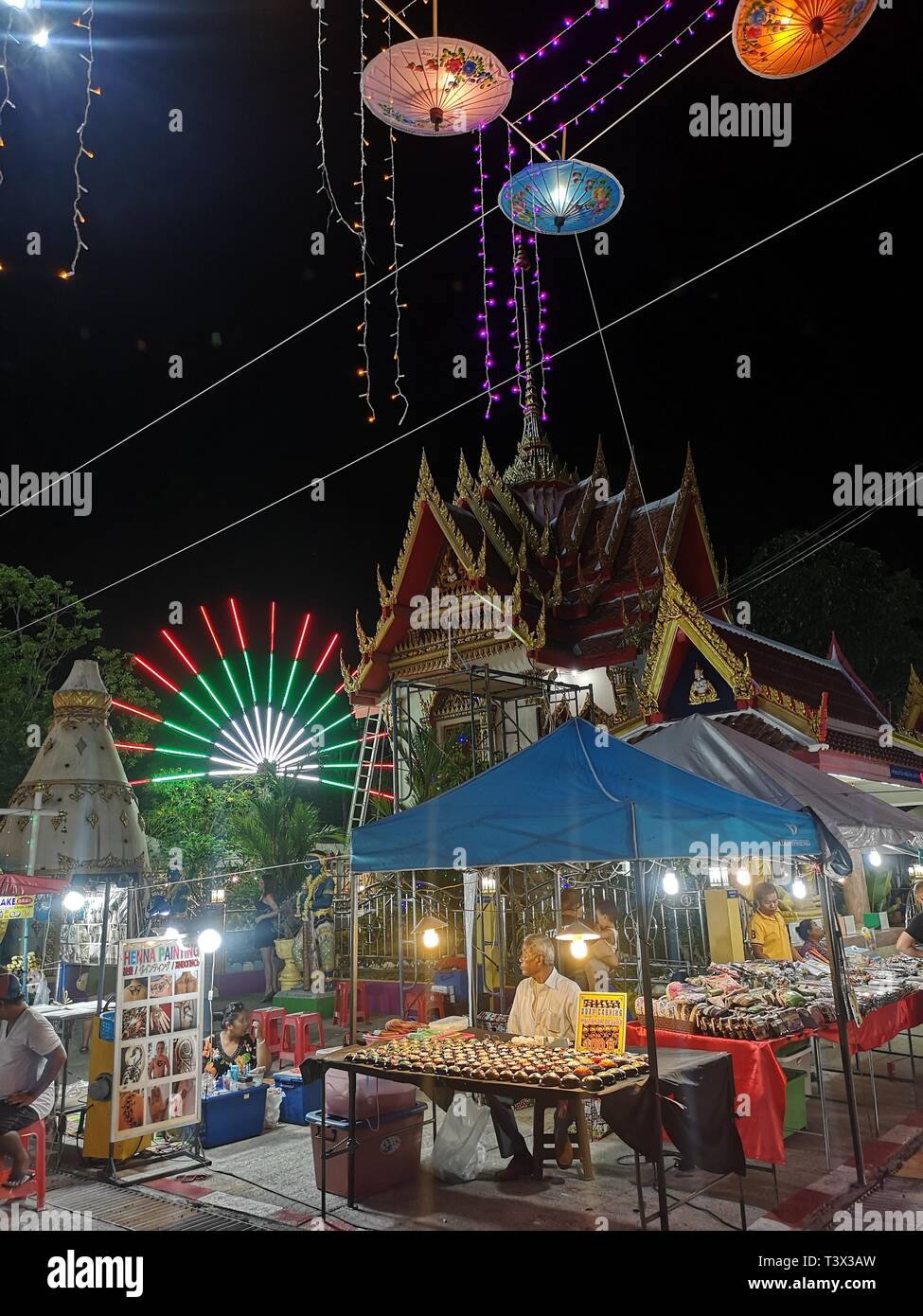 Karon temple market hi-res stock photography and images - Alamy
