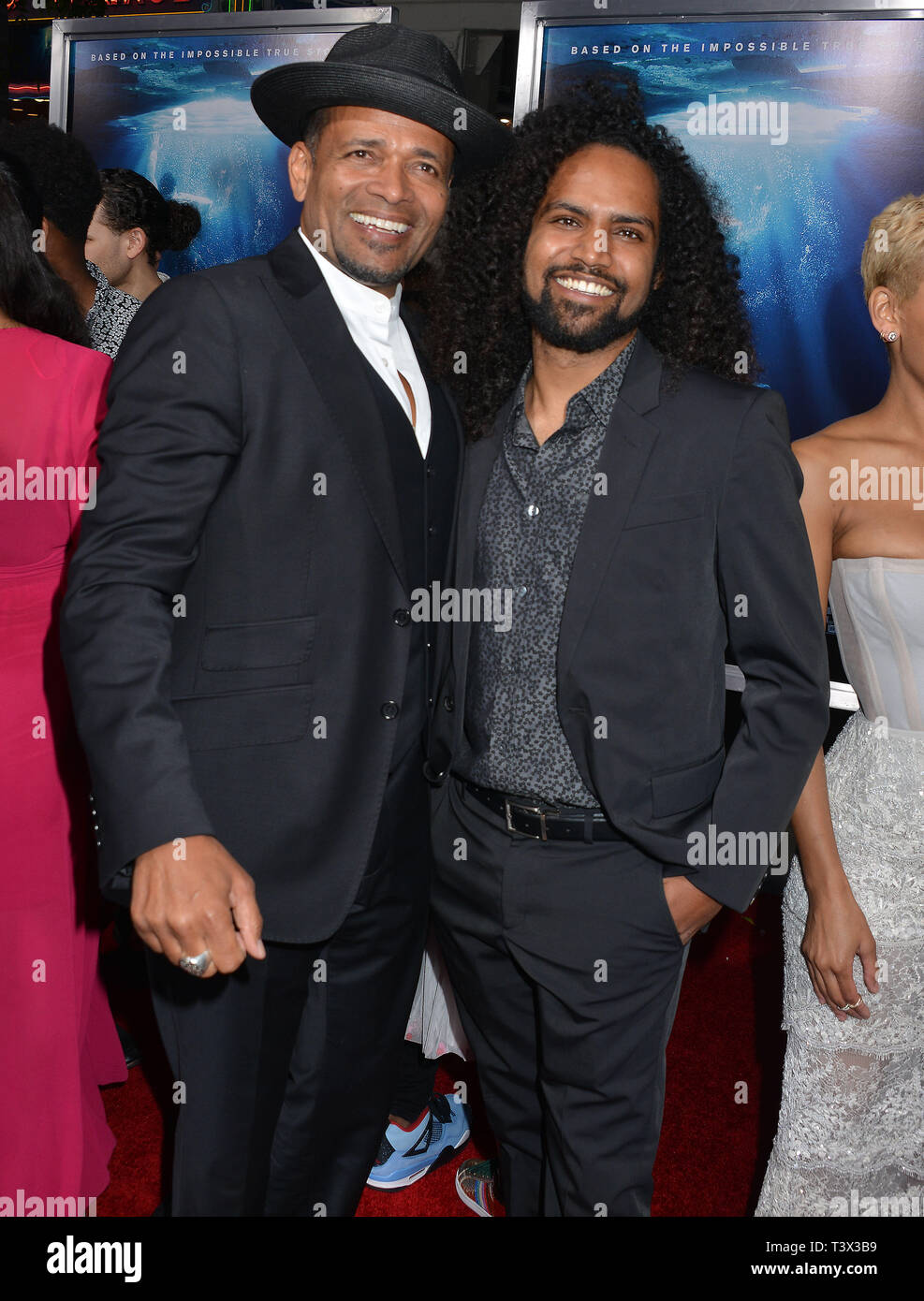 Los Angeles, USA. 11th Apr, 2019. Mario Van Peebles, and son Makaylo ...