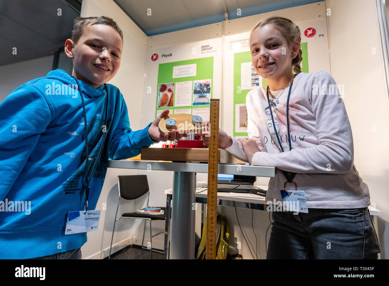 Dingolfing, Germany. 11th Apr, 2019. Emma Heck and Leon Braunegger from ...