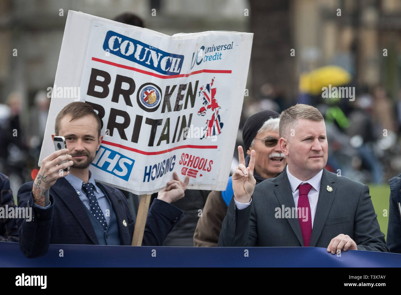 British far right group hi-res stock photography and images - Alamy