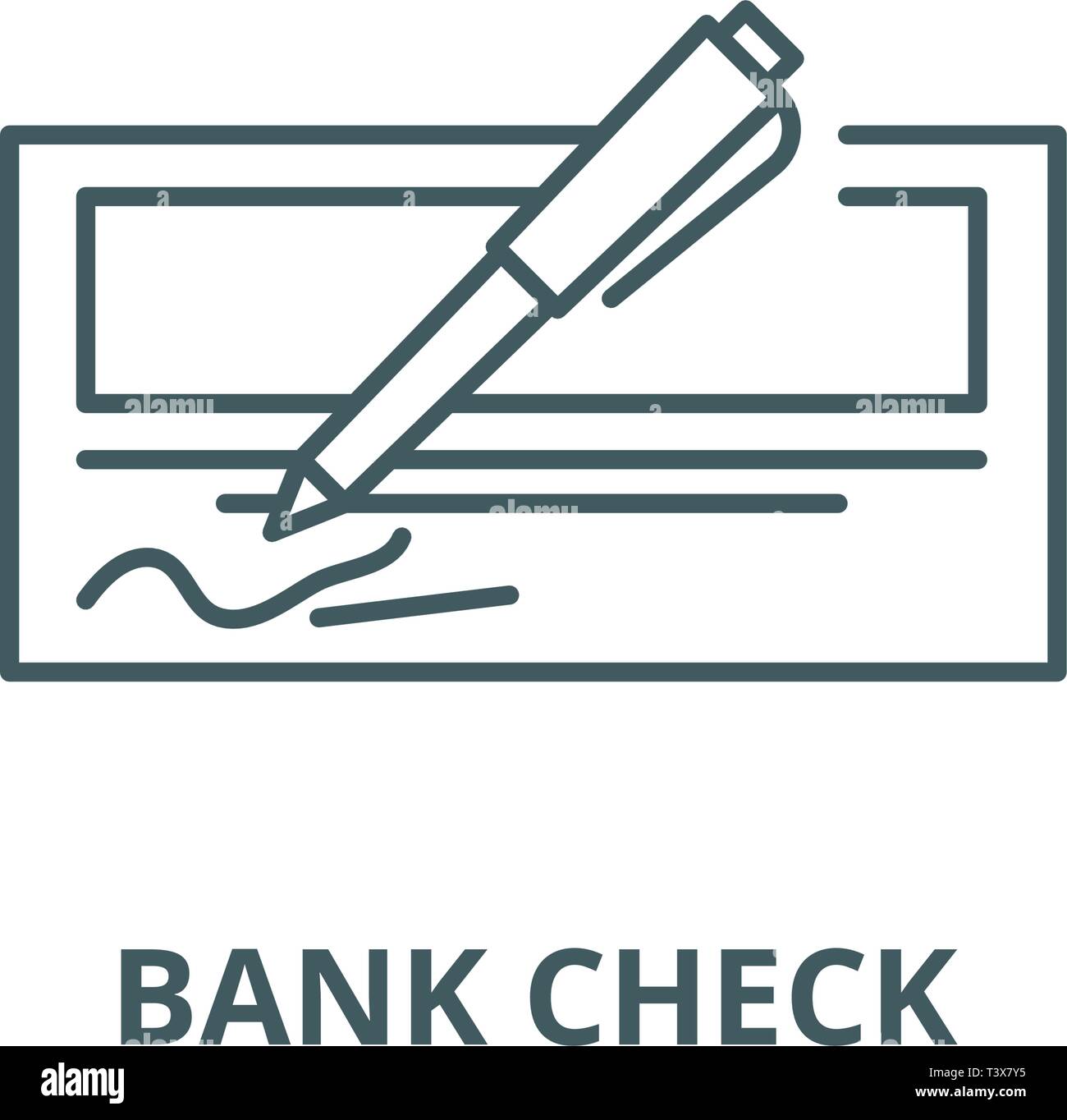 Bank Check Clip Art