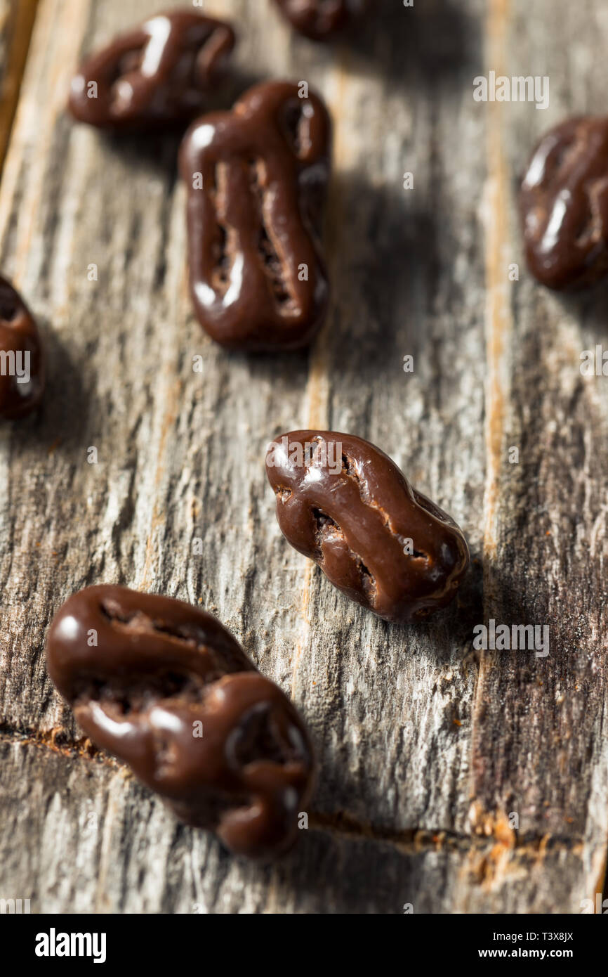 Sweet Chocolate Covered Goji Berries Ready to Snack On Stock Photo - Alamy
