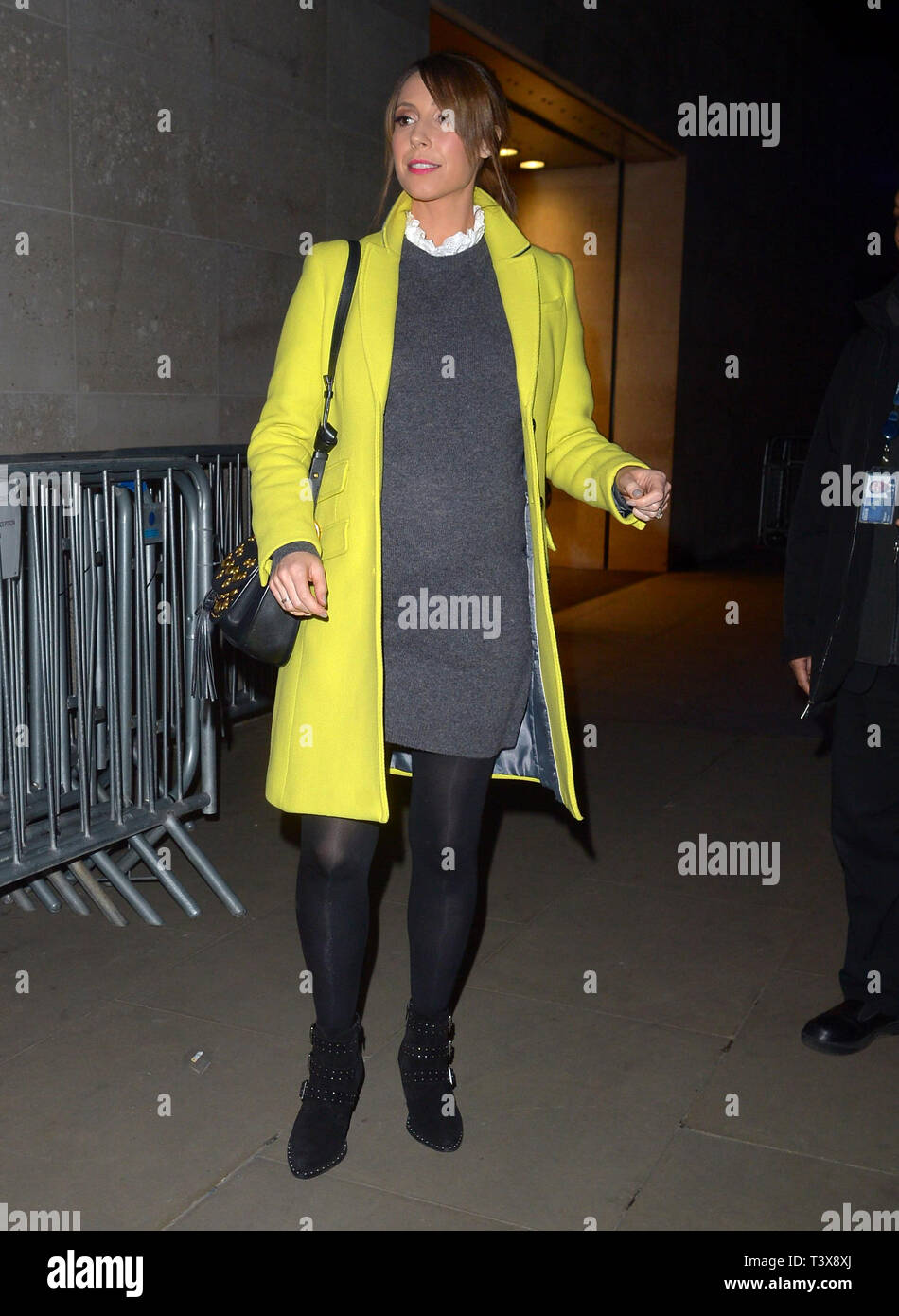 Celebrities at the BBC's 'The One Show' studios Featuring: Alex Jones ...