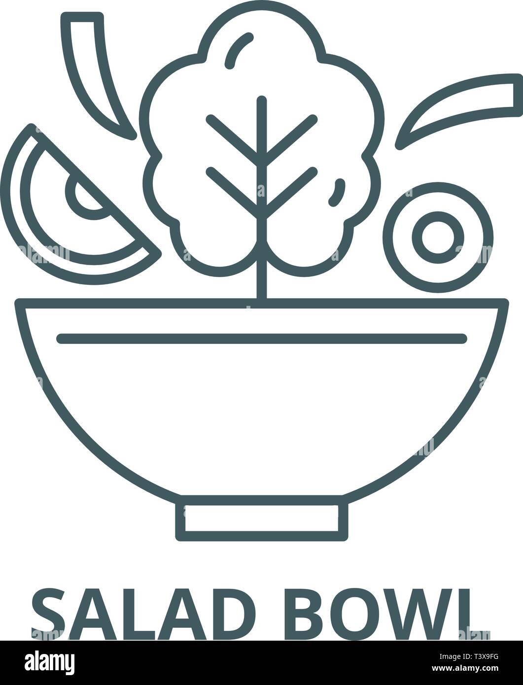 Salad Icon Vector
