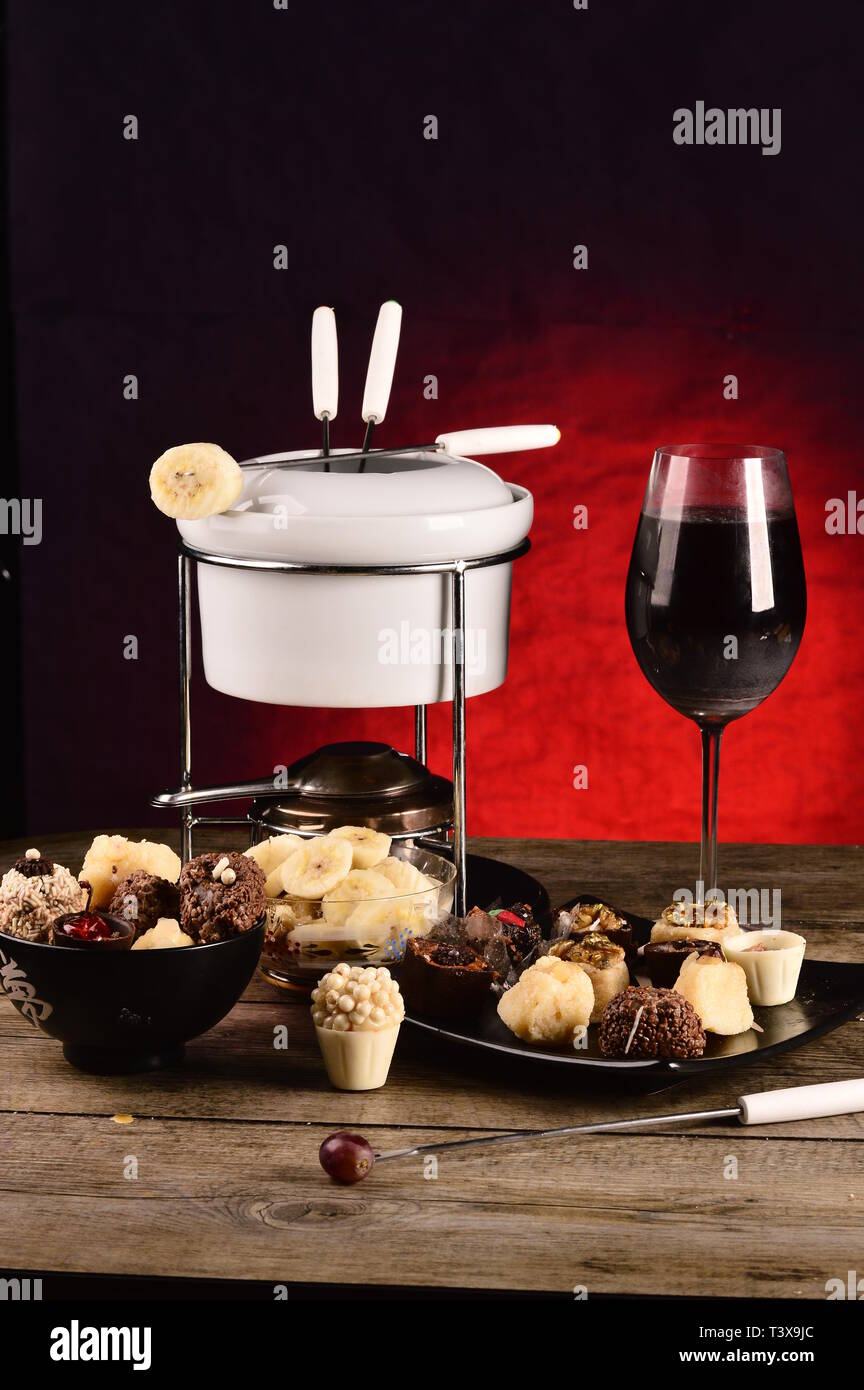 Cheese And Chocolate Fondue Party