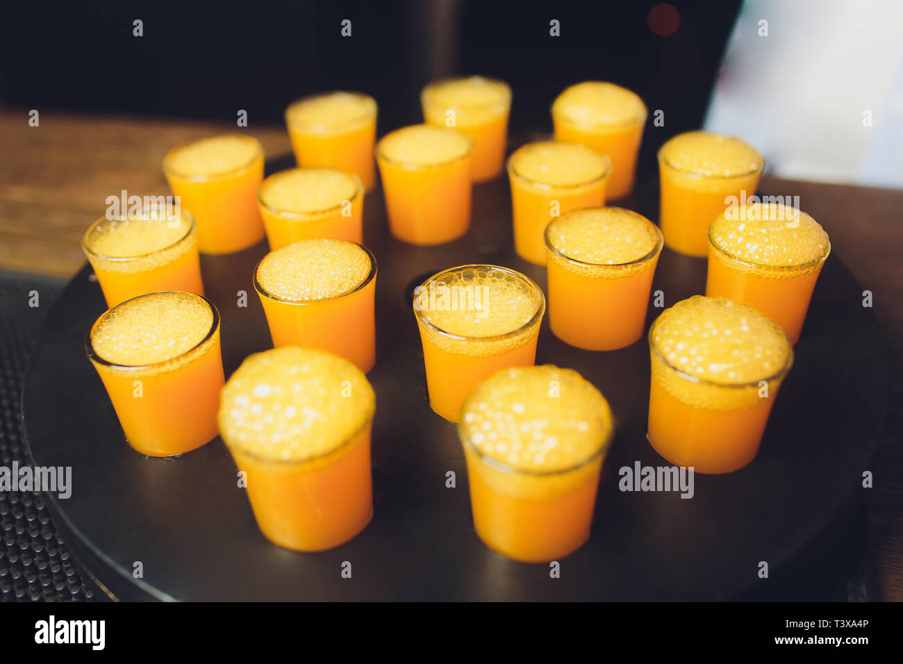 Shot glasses vodka slices hi-res stock photography and images - Alamy