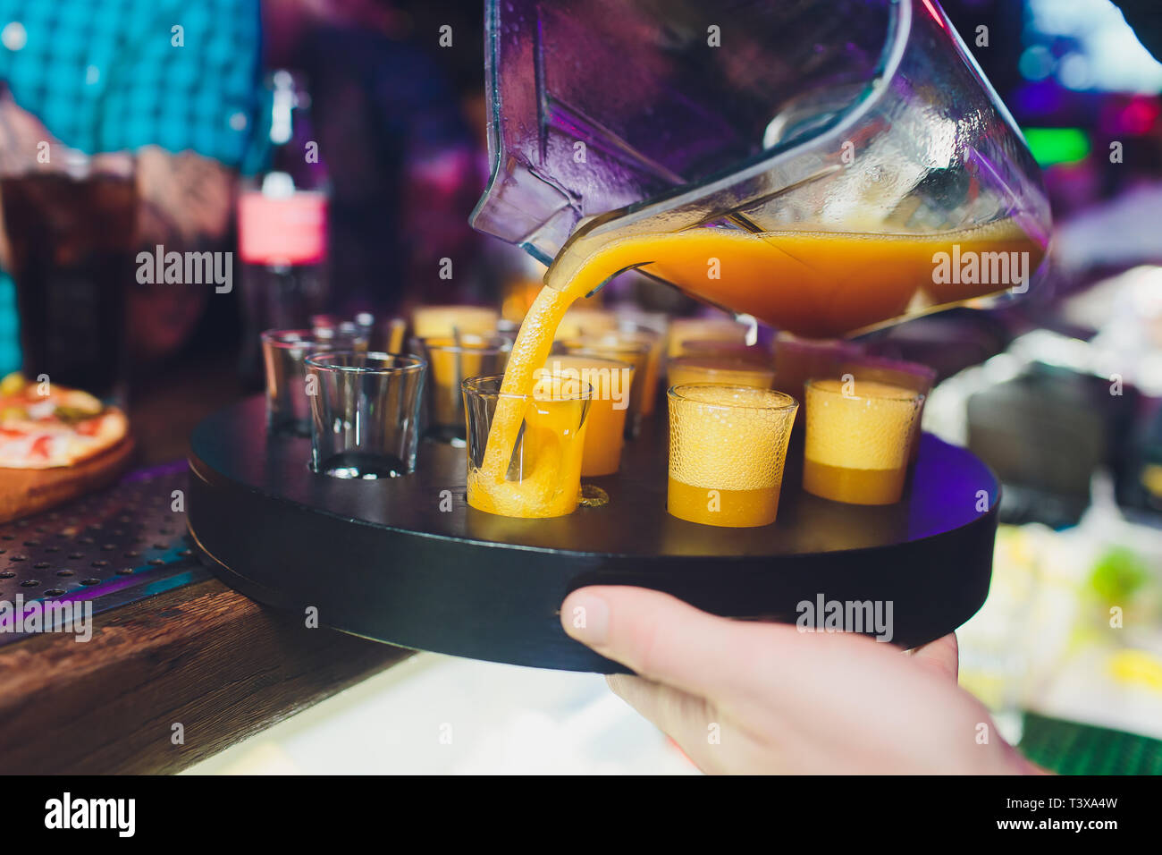 Shot glasses vodka slices hi-res stock photography and images - Alamy