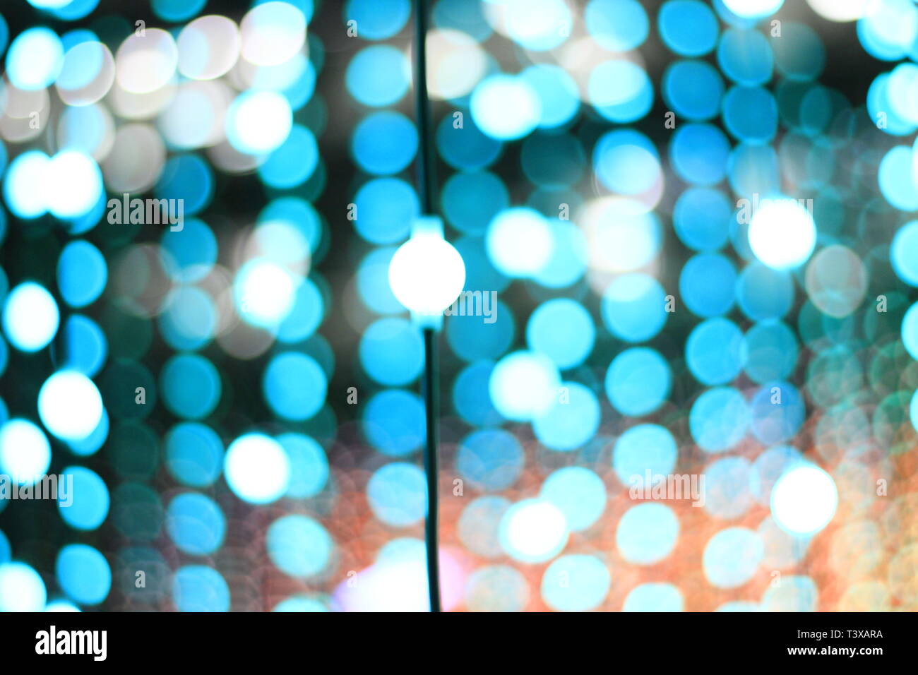Round lights at a light show Stock Photo - Alamy