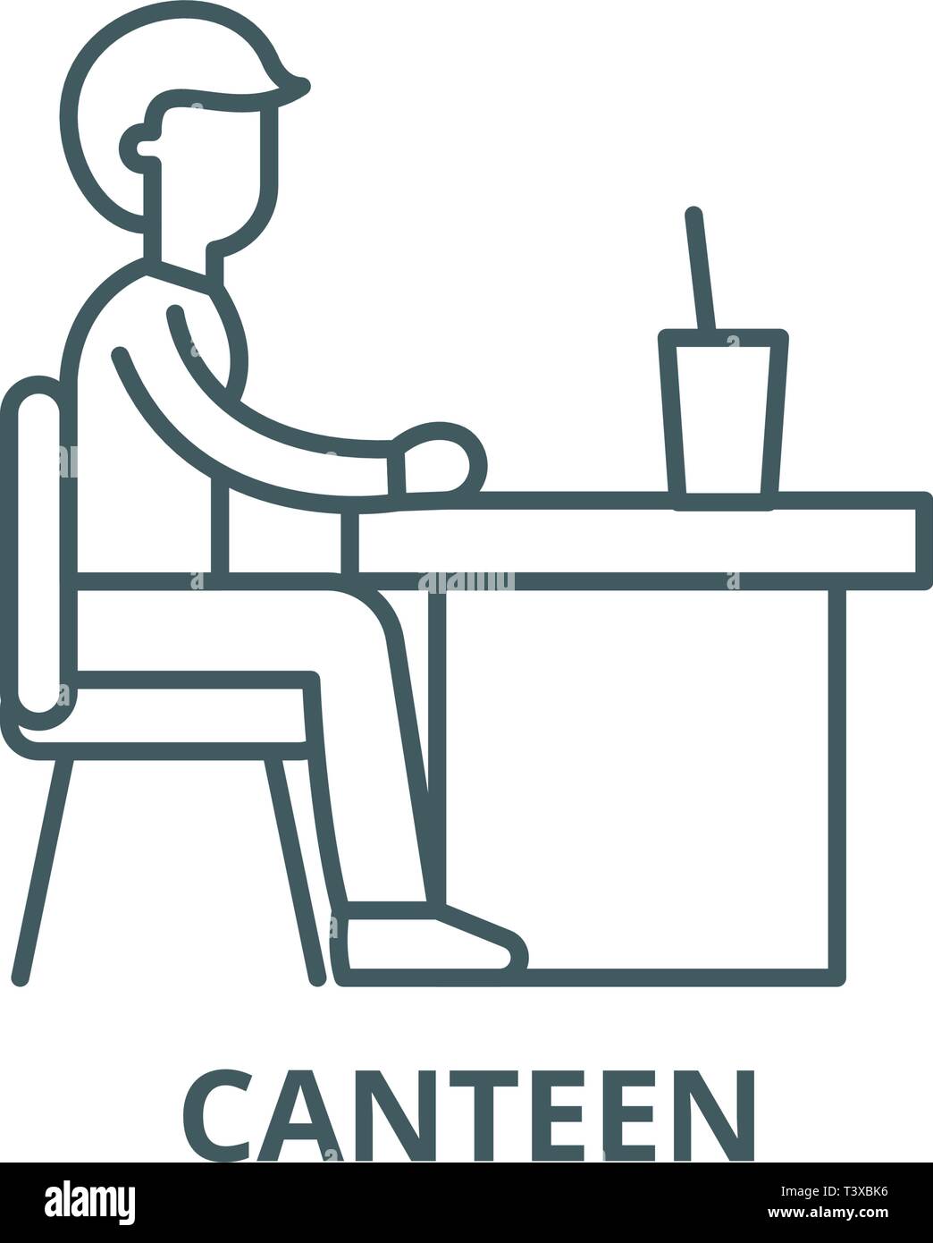 Canteen Symbol High Resolution Stock Photography and Images - Alamy