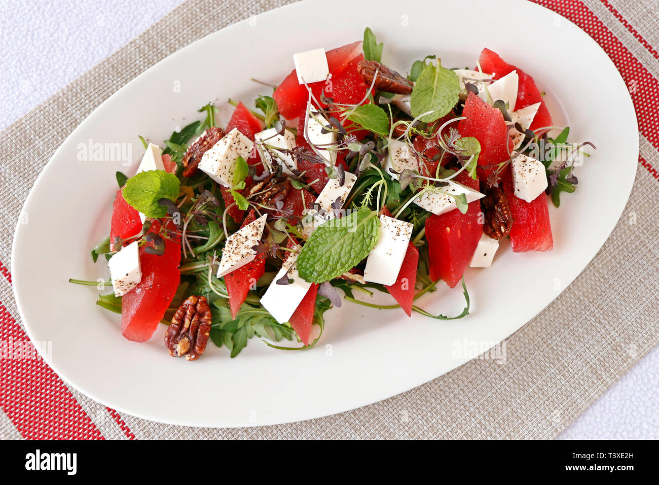 Cucumber lettuce watermelon hi-res stock photography and images - Alamy