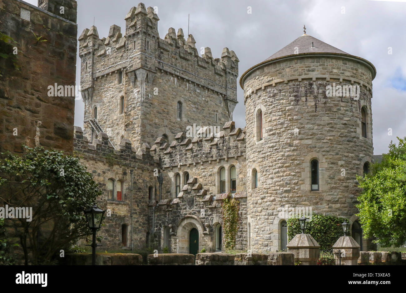 Glenveagh castle in Glenveagh National Park, County Donegal, Ireland ...