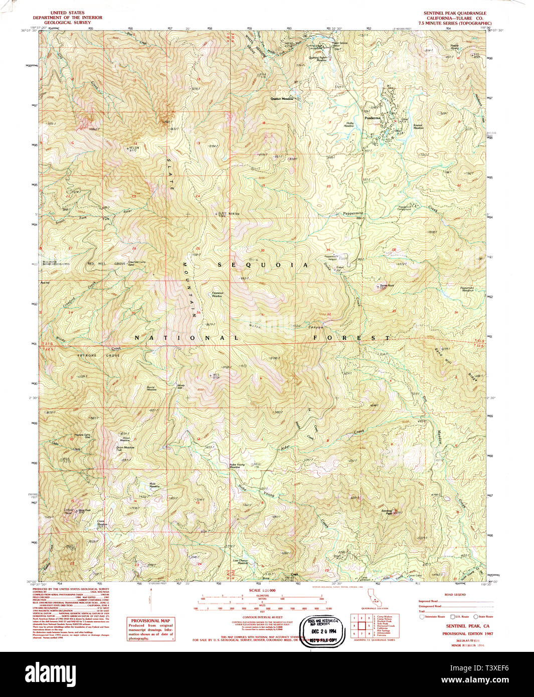 Map of sentinel hi-res stock photography and images - Alamy