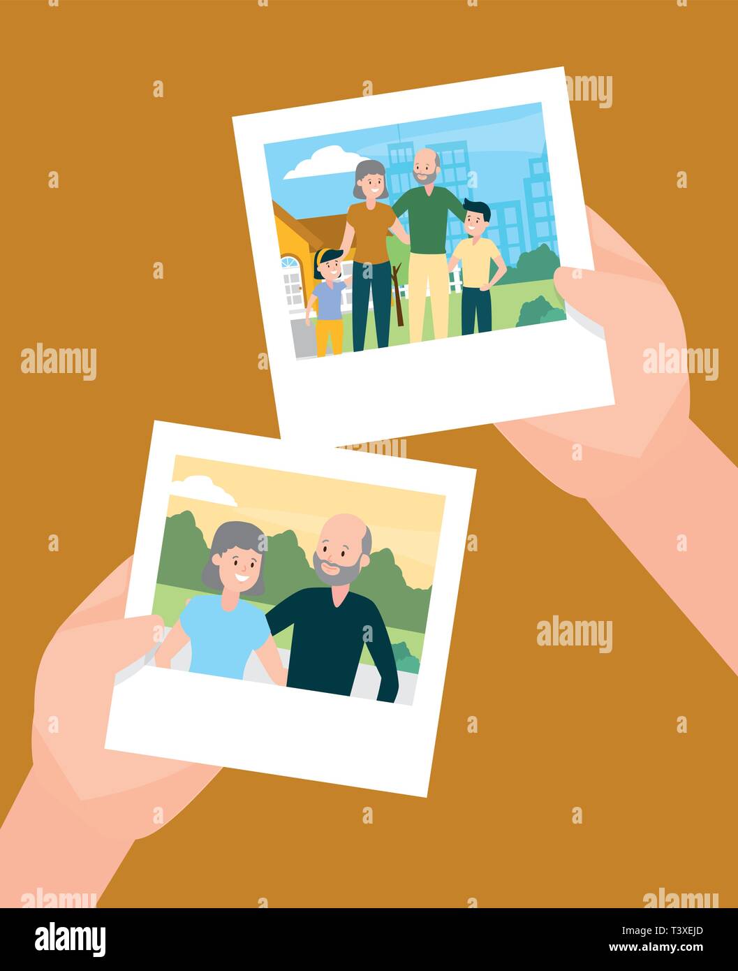 Man hands photo woman Stock Vector Images - Alamy