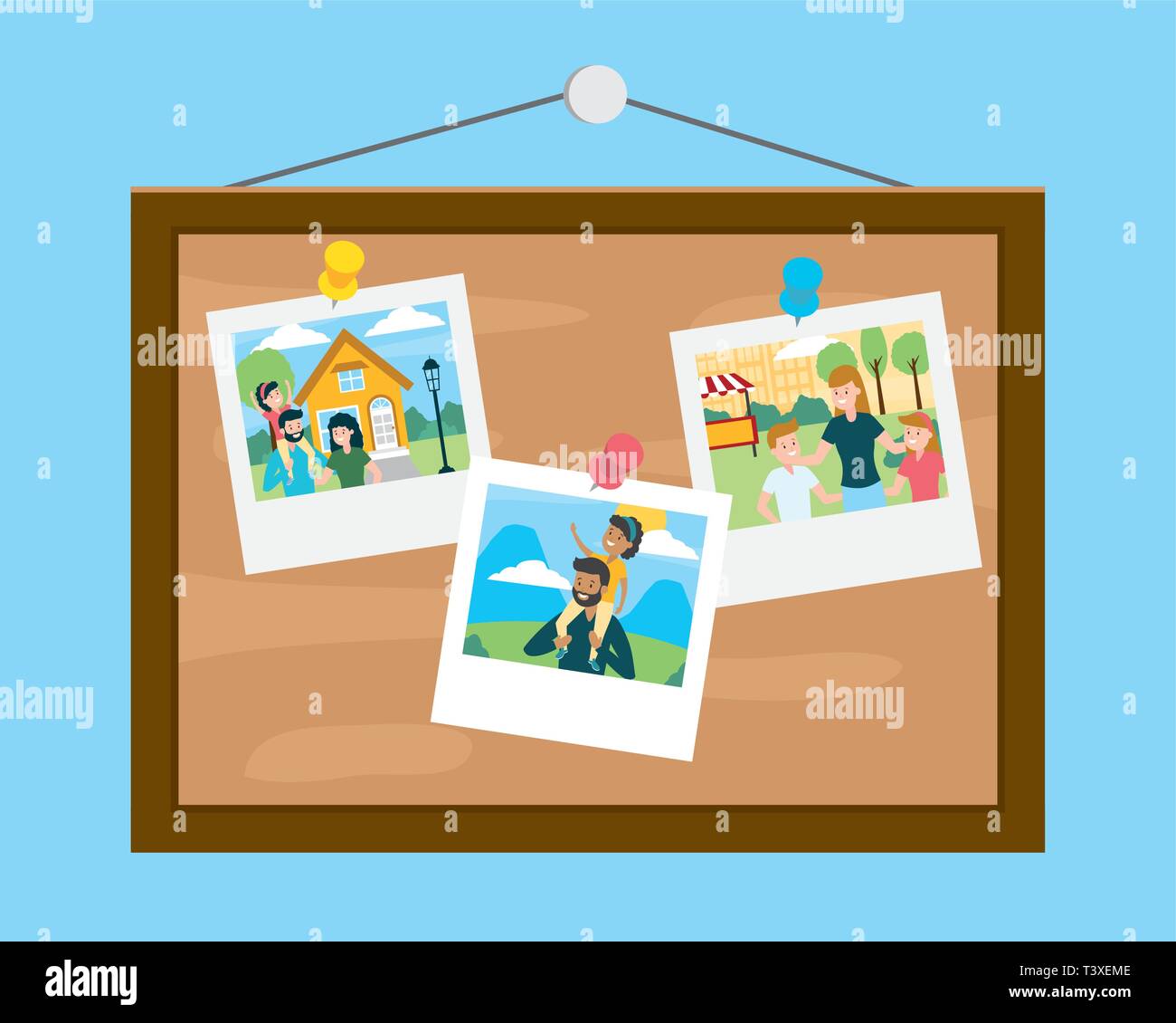 Family studio photo Stock Vector Images - Alamy