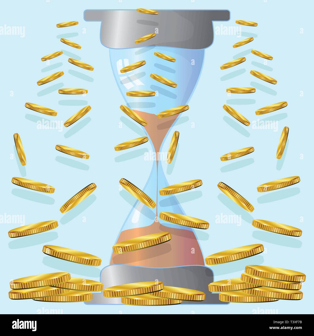 time is money vector illustration Stock Vector Image & Art - Alamy