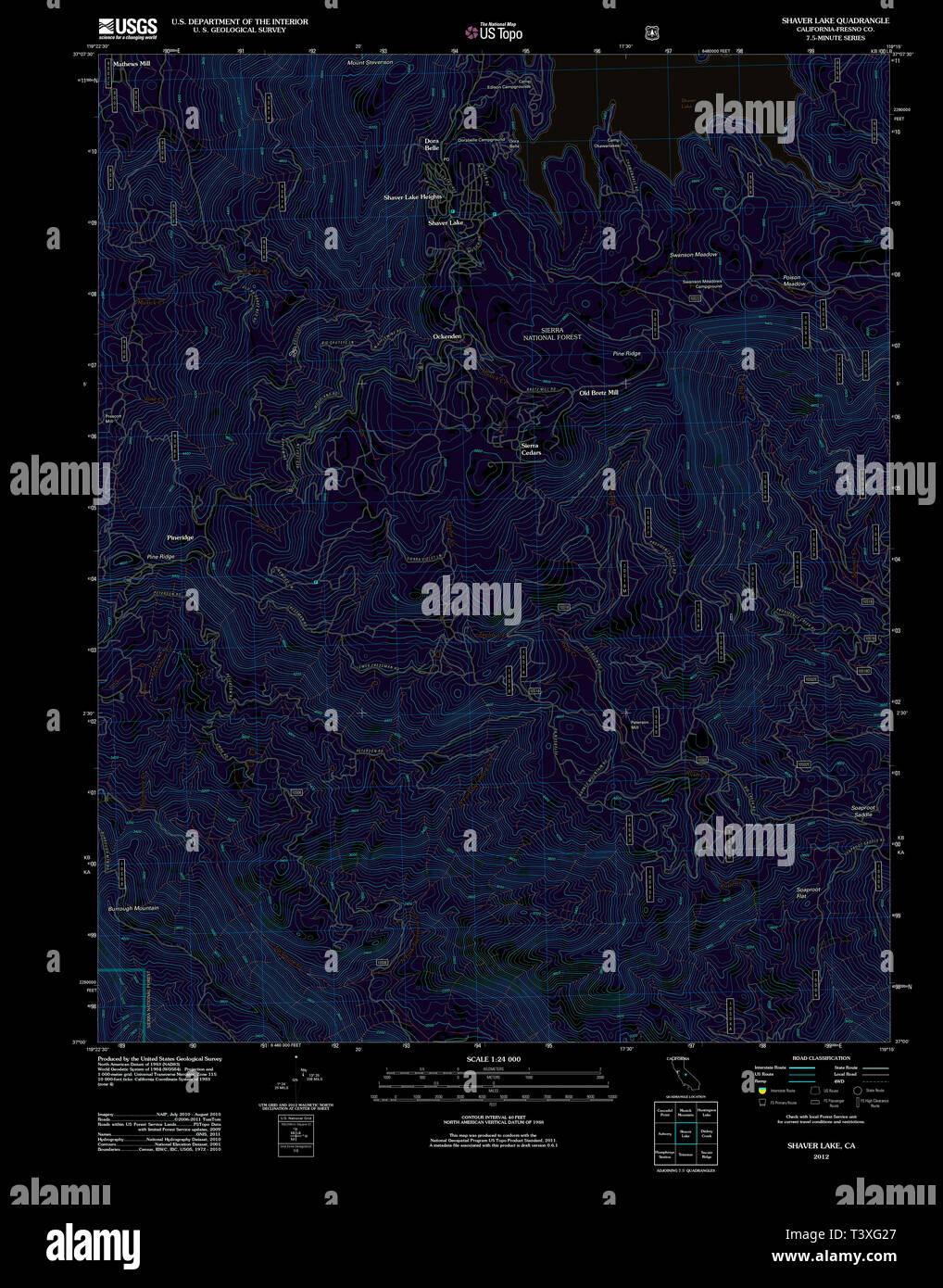 Shaver lake hi-res stock photography and images - Alamy