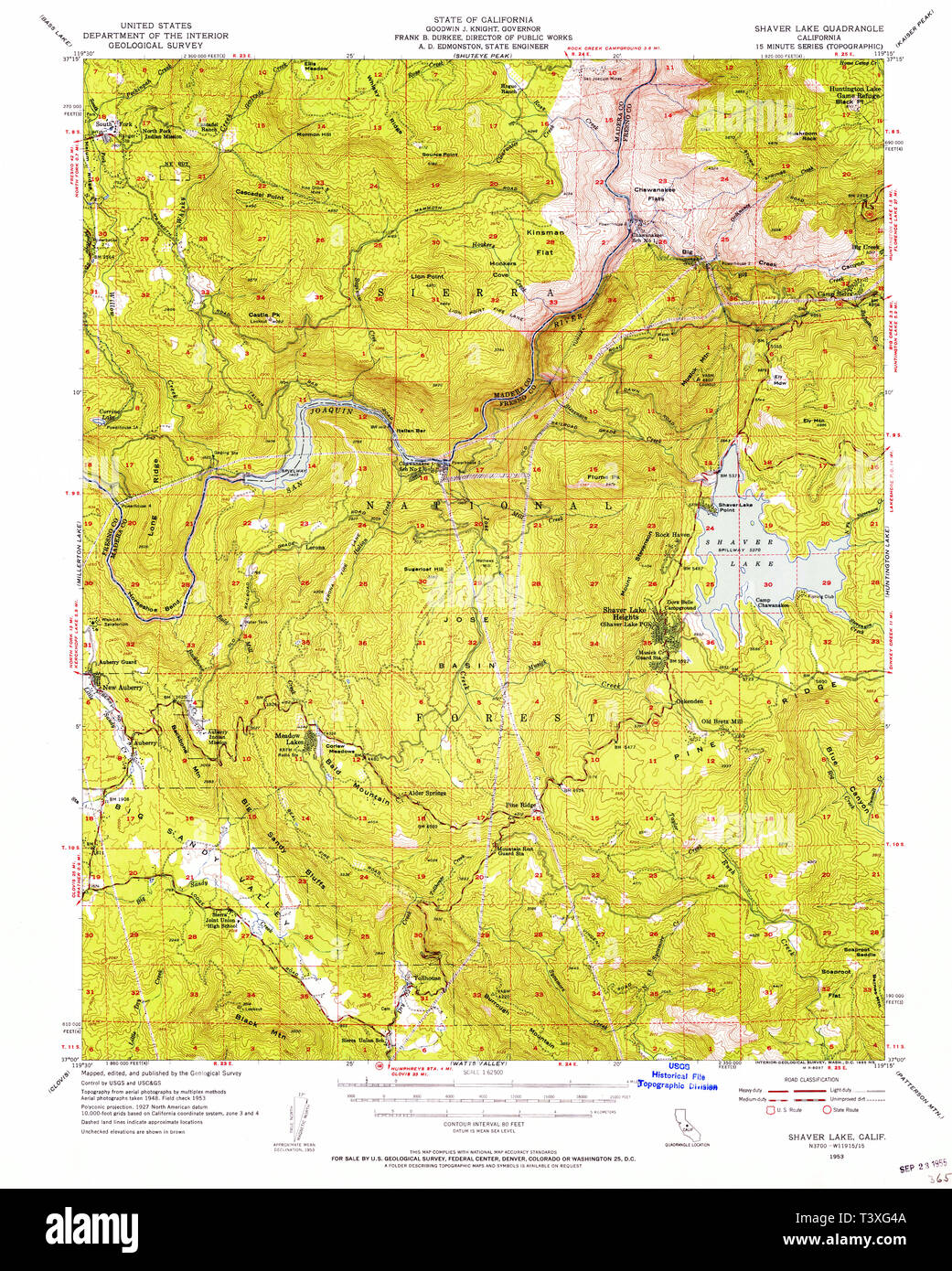 California shaver lake hi-res stock photography and images - Alamy