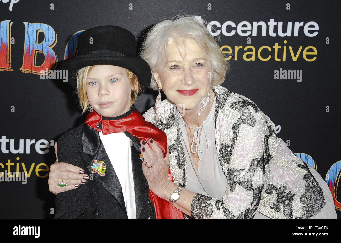 Film Premiere of Dumbo Featuring: Helen Mirren, Waylon Hackford Where ...