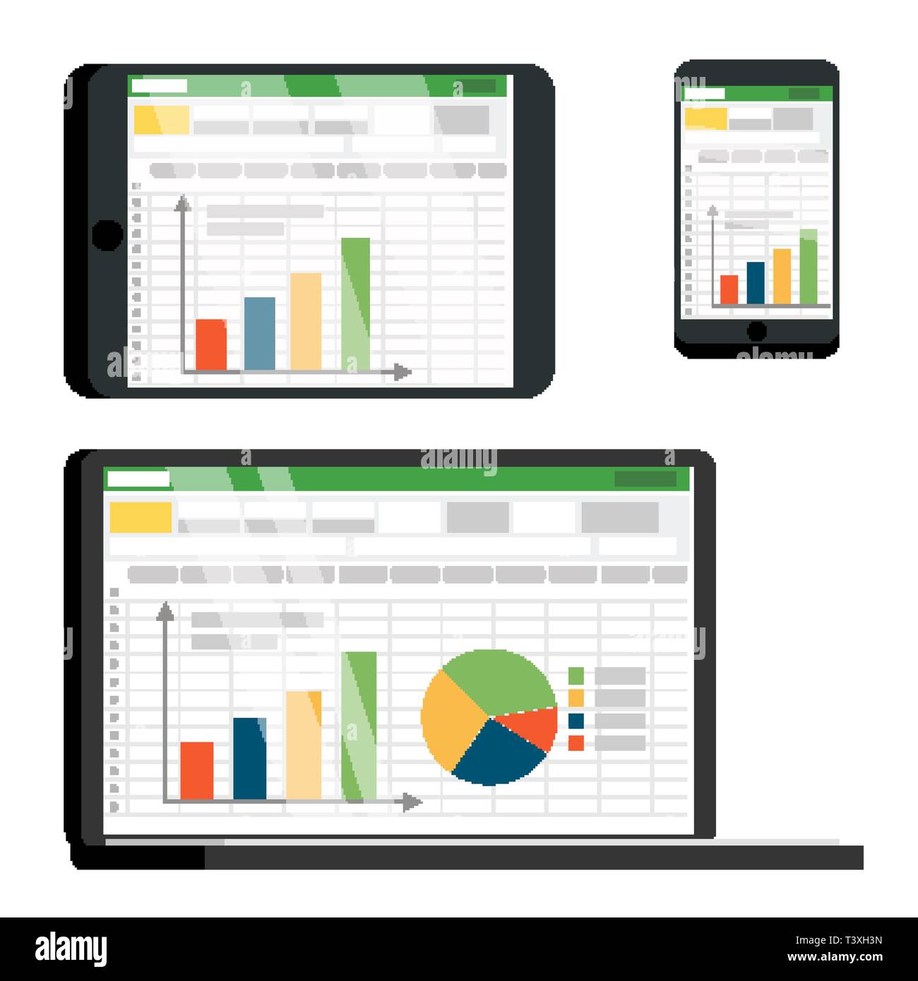 Accounting illustration spreadsheet business Cut Out Stock Images ...