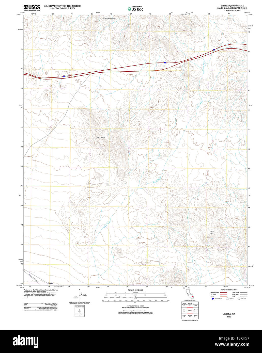 Historical siberia map hi-res stock photography and images - Alamy