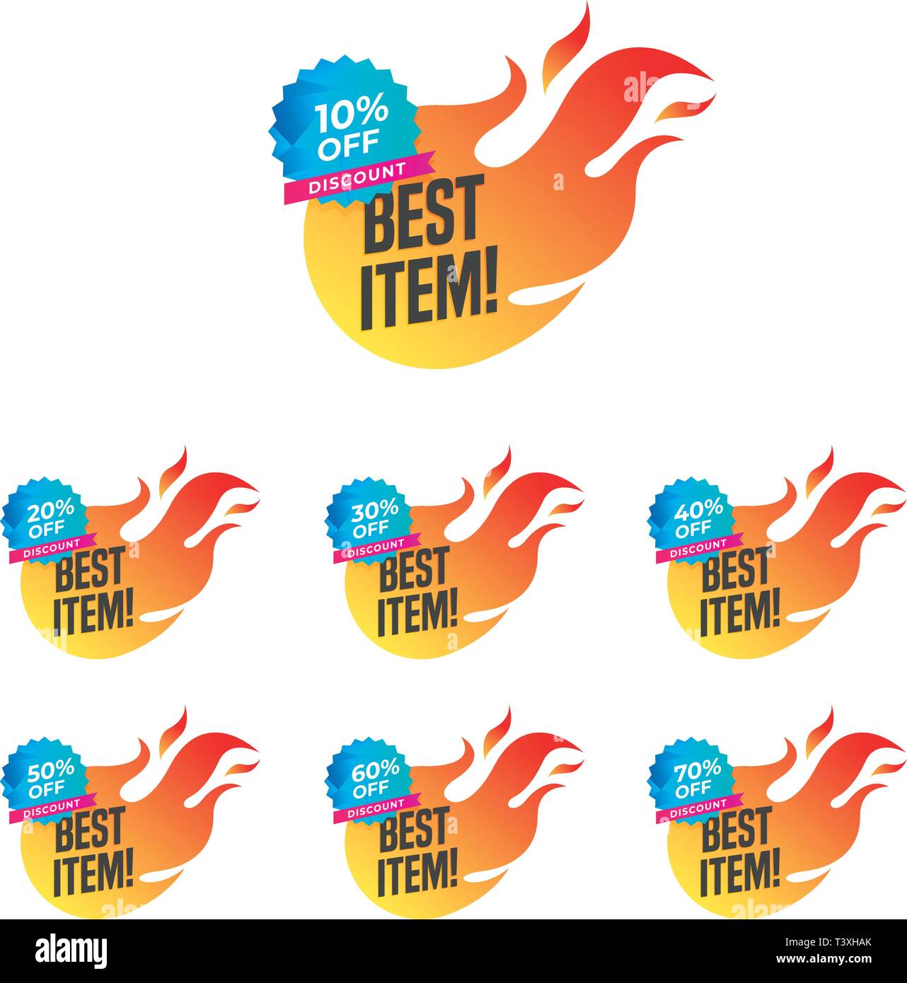 Fire badges hi-res stock photography and images - Alamy